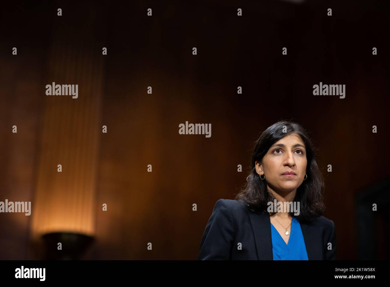Washington, USA. 20th Sep, 2022. Lina Khan, Chair of the Federal Trade ...