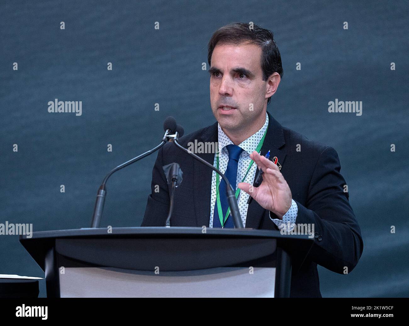 Josh Bryson, the lawyer representing the family of victims Peter and ...