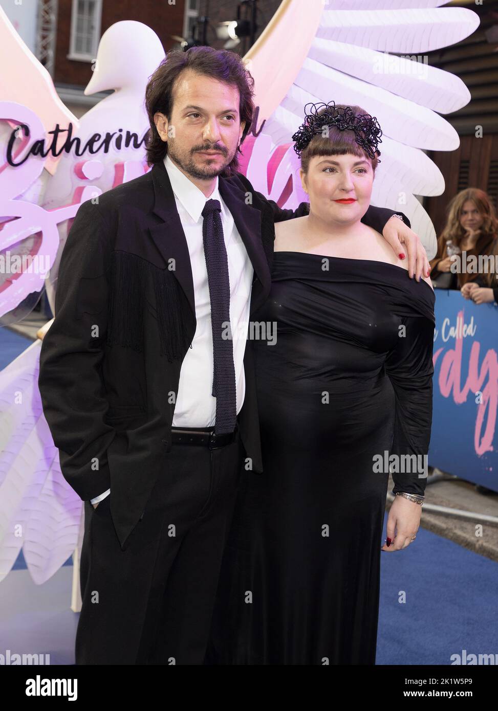 Luis Felber and Lena Dunham attending the UK premiere of Catherine ...