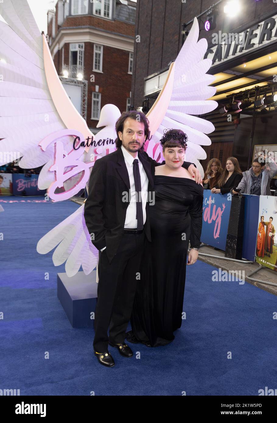 Luis Felber and Lena Dunham attending the UK premiere of Catherine ...