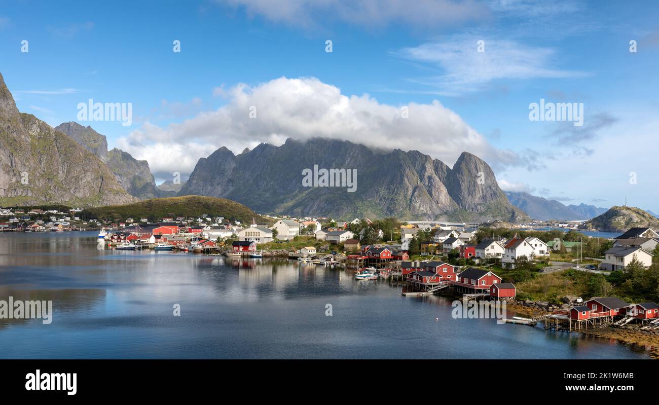 A scenic landscape view from Lofoten, Norway Stock Photo - Alamy