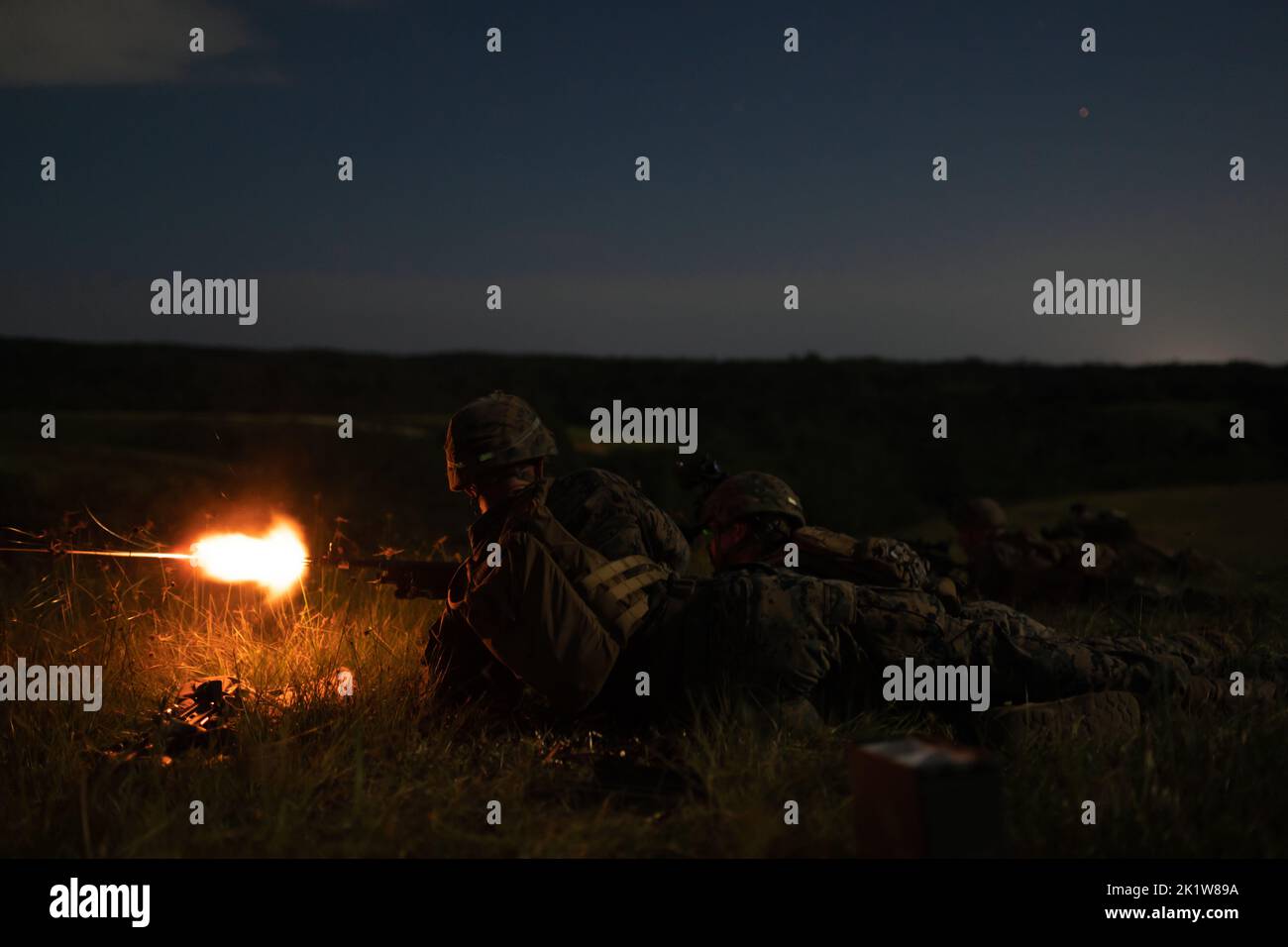 U.S. Marines with 3d Battalion, 3d Marines conduct fire team attack ...