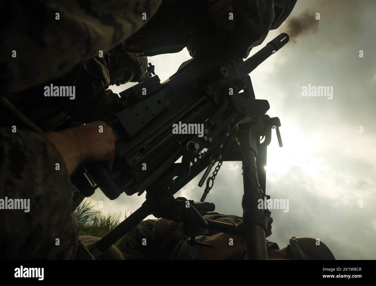 U.S. Marines with 3d Battalion, 3d Marines conduct defilade and high ...