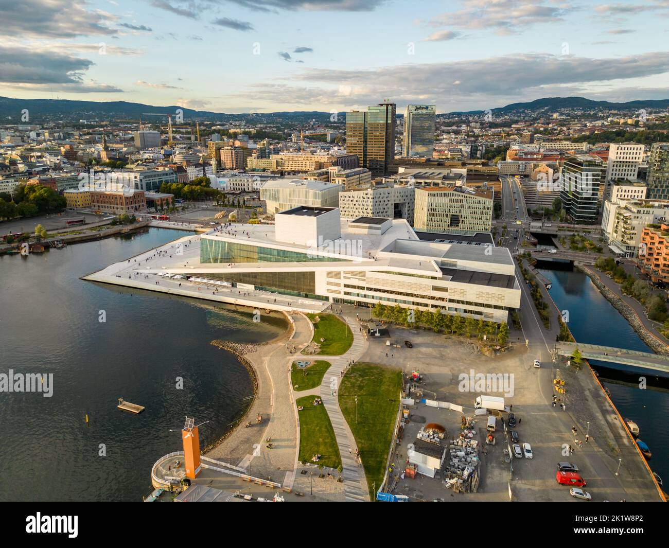 Aerial photo Oslo Opera House Norway Stock Photo - Alamy