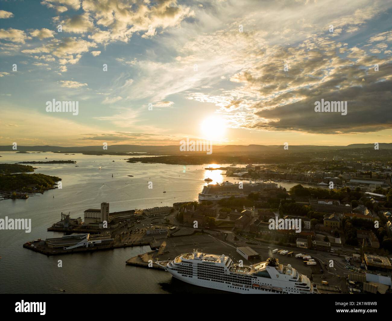 Oslo aerial landscape hi-res stock photography and images - Alamy