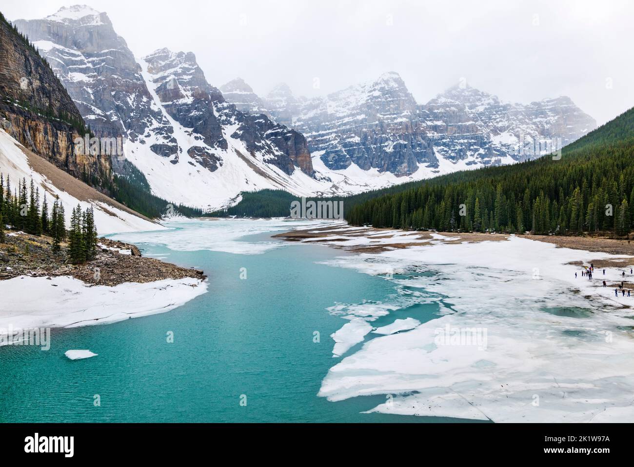 Morraine Lake; Banff National Park; Alberta; Canada; glacial; glaciers ...