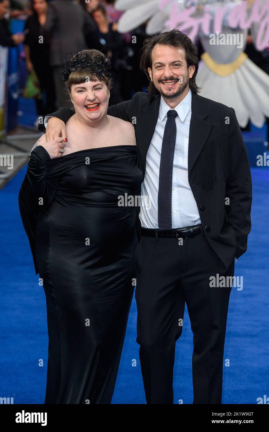 London, UK. 20 September 2022. Luis Felber and Lena Dunham attending ...