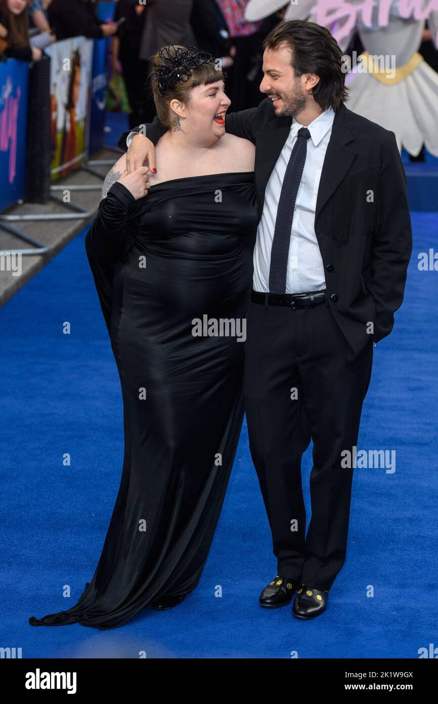 London, UK. 20 September 2022. Luis Felber and Lena Dunham attending ...