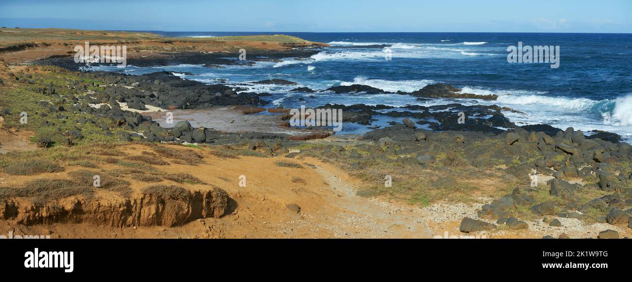 Scenic impressions from the magic landscape and coastline at South ...
