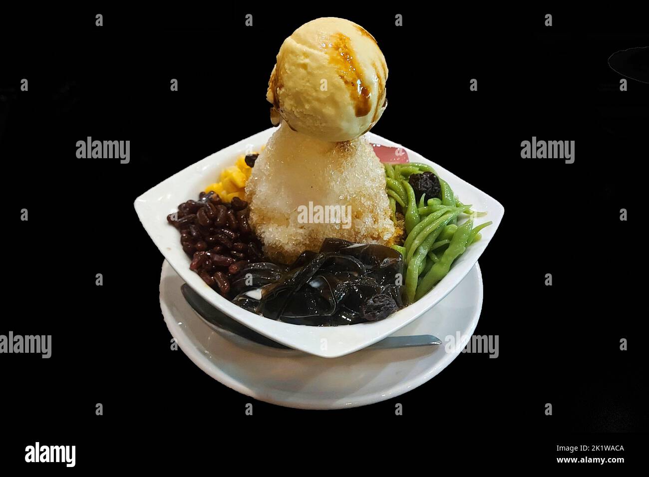 Mix Ice Dessert at Cafe Jakarta, Indonesia Stock Photo - Alamy
