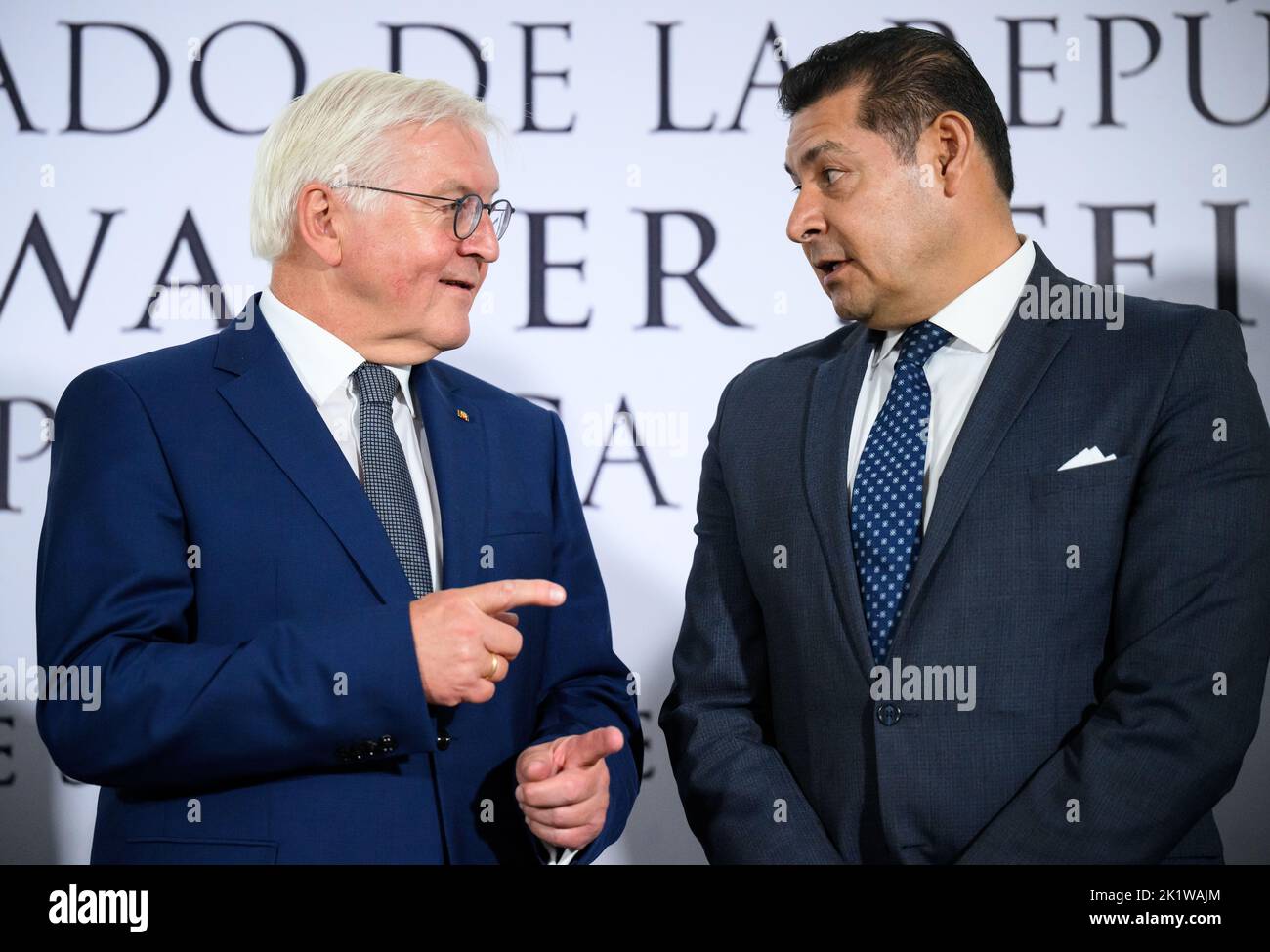 Mexiko Stadt, Mexico. 20th Sep, 2022. German President Frank-Walter ...