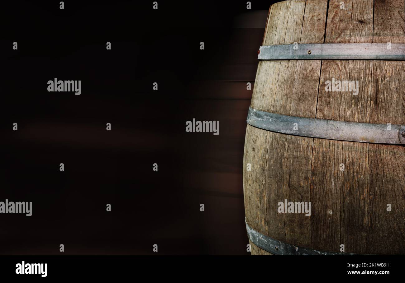Whiskey barrel background hi-res stock photography and images - Alamy