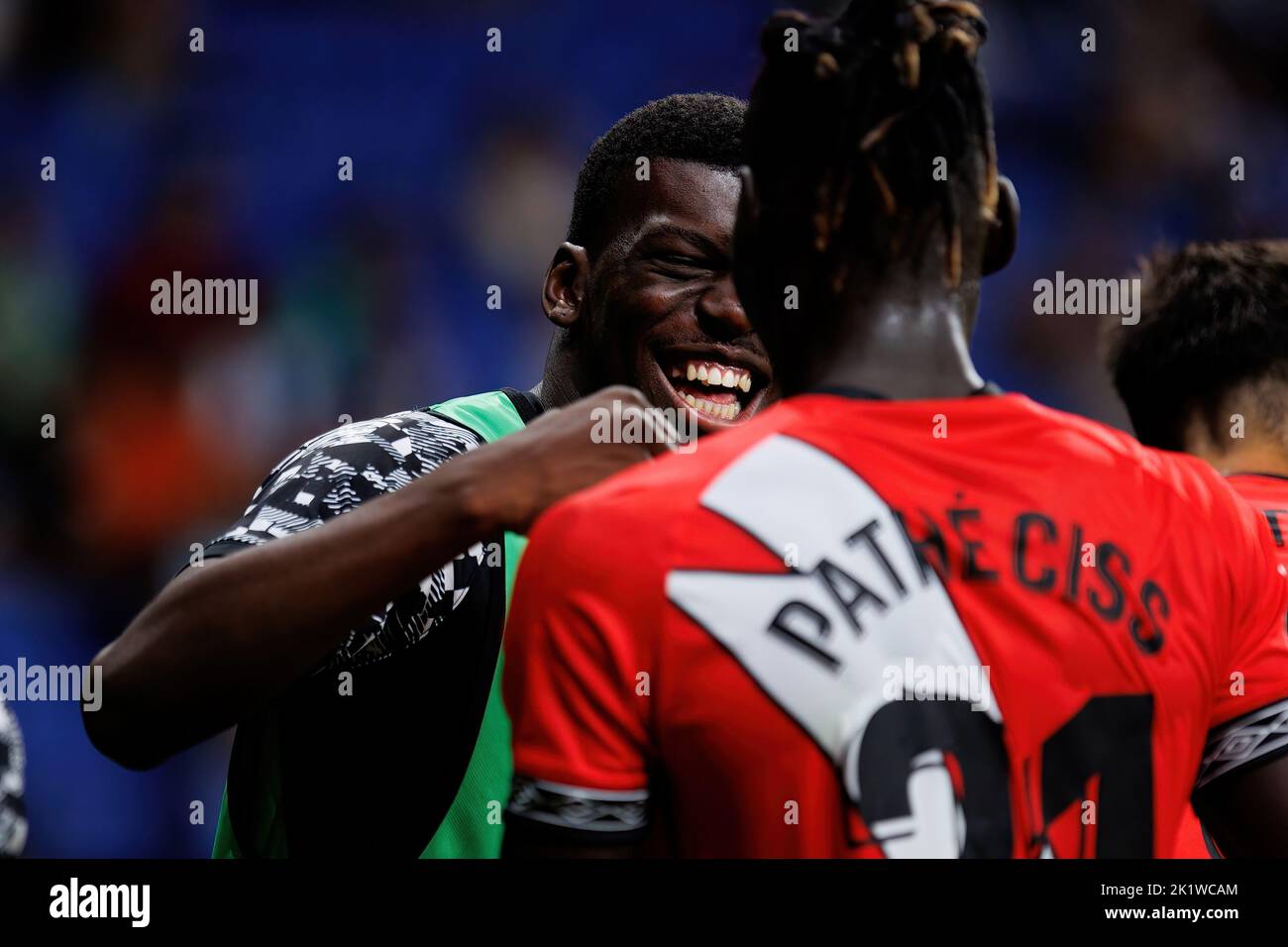 BARCELONA - AUG 19: Pathe Ciss in action at the La Liga match between ...