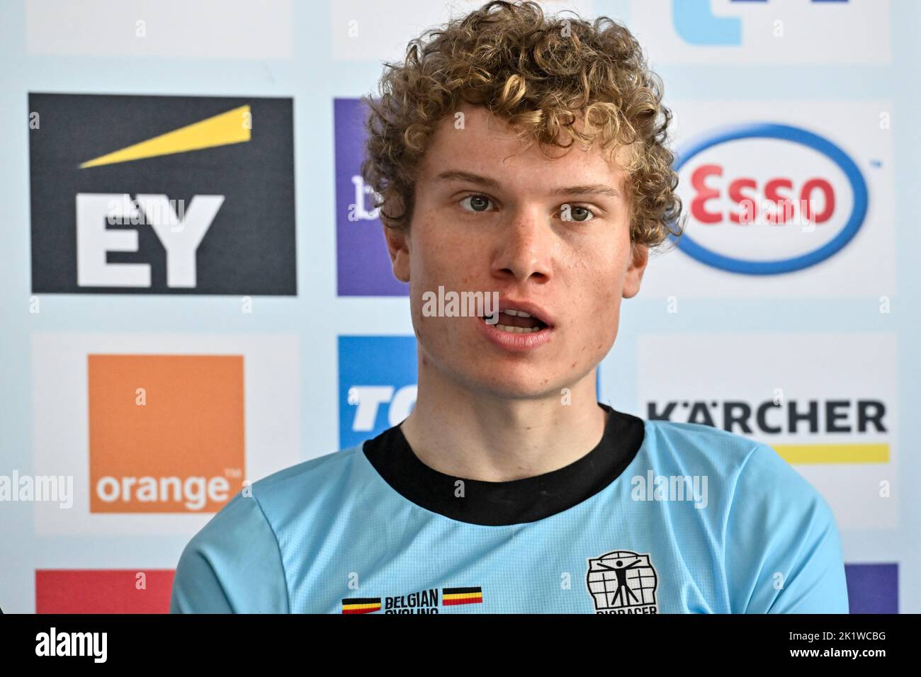 Wollongong, Australia, 21 September 2022. Belgian Lennert Van Eetvelt ...