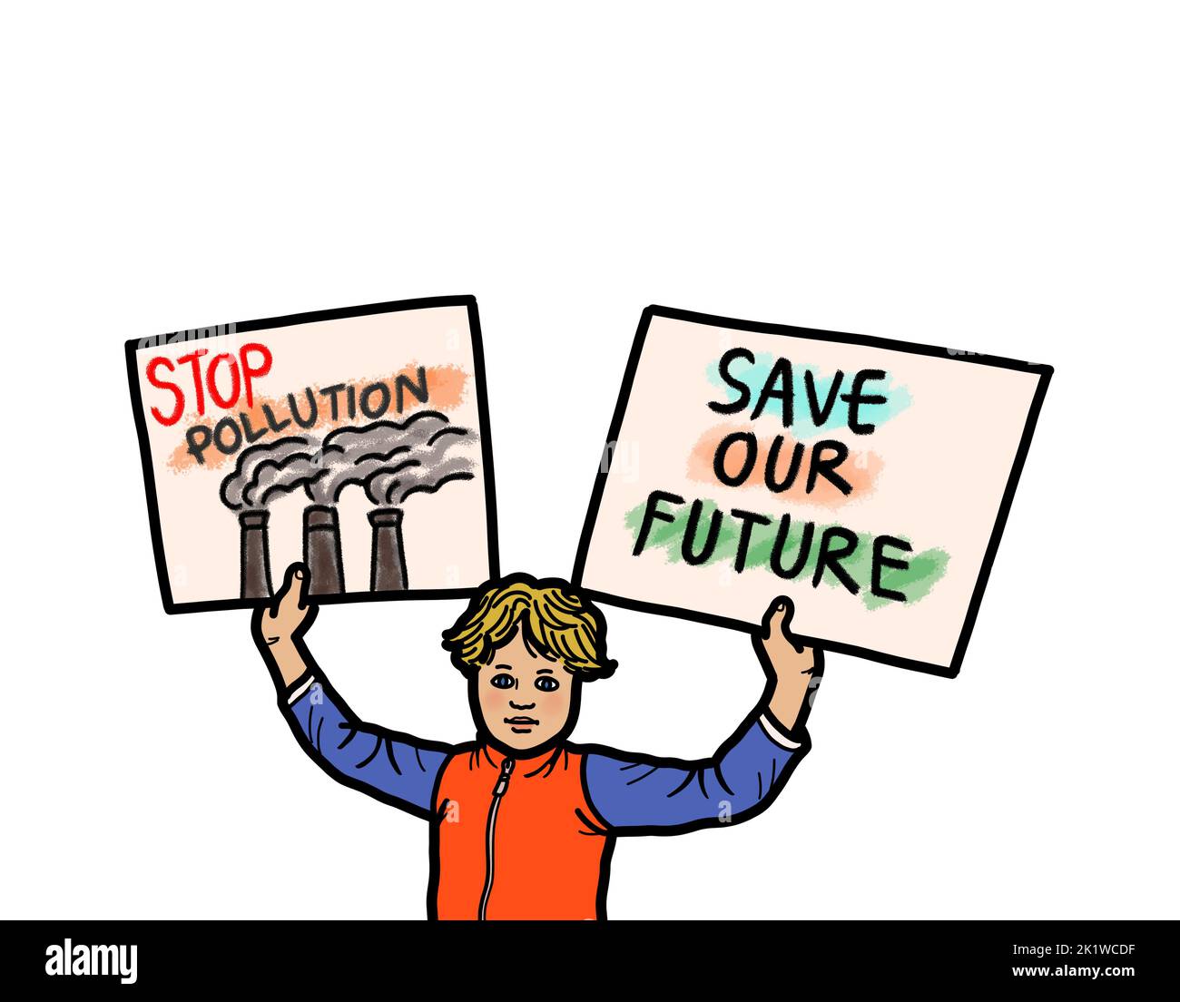 Stop Air Pollution Signs