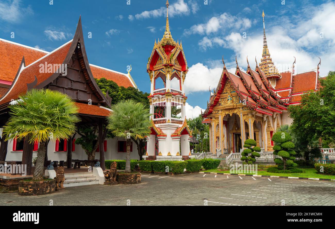 Phuket's largest Buddhist Temple Wat Chalong, Phuket, Thailand Stock ...