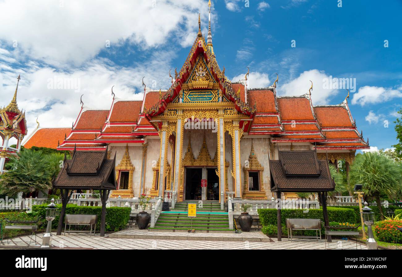 Phuket's largest Buddhist Temple Wat Chalong, Phuket, Thailand Stock ...