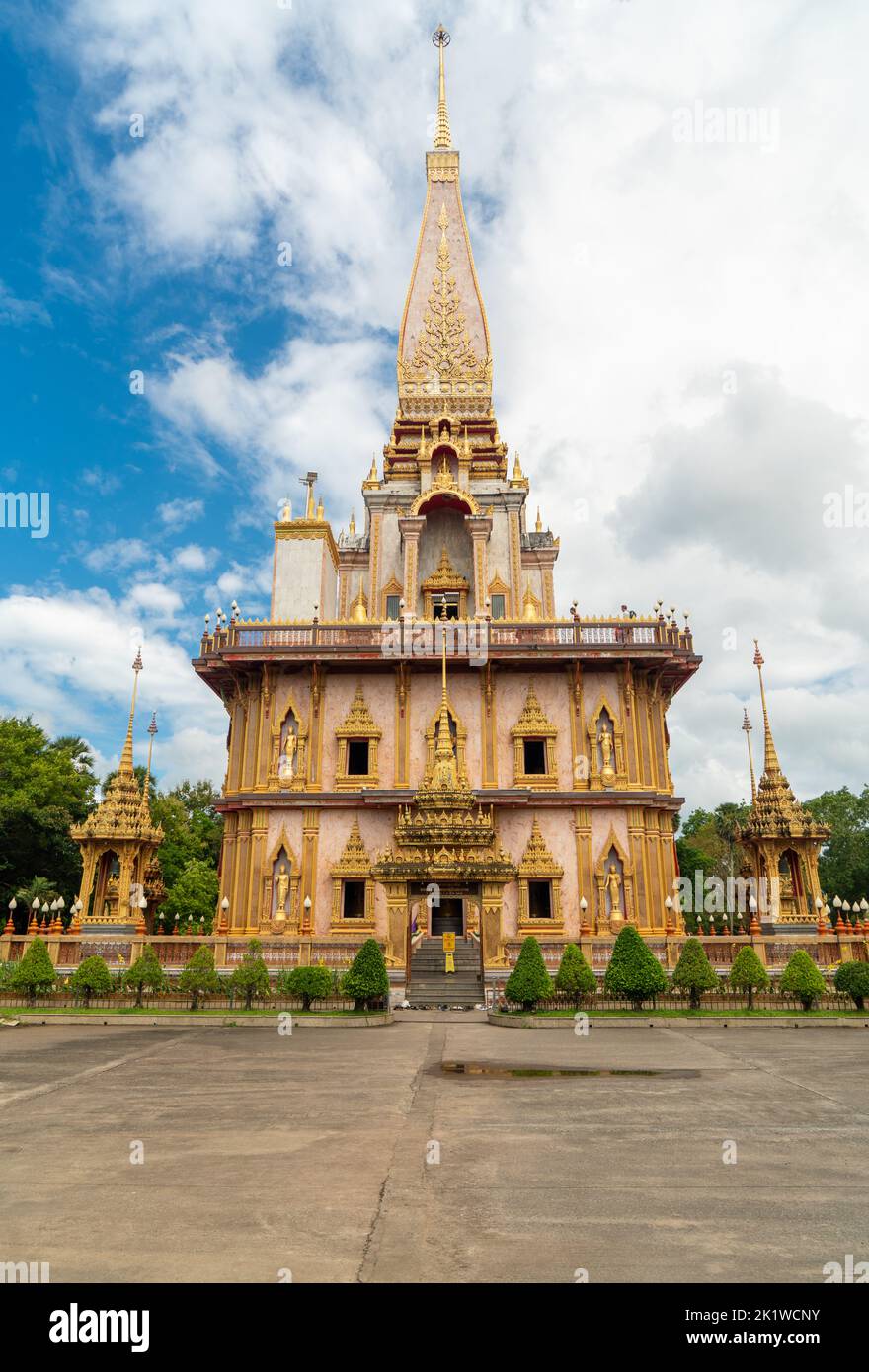 Phuket's largest Buddhist Temple Wat Chalong, Phuket, Thailand Stock ...
