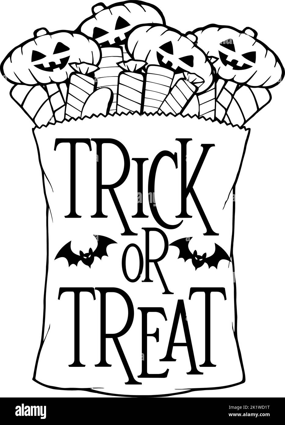 Trick and treat Black and White Stock Photos & Images - Alamy