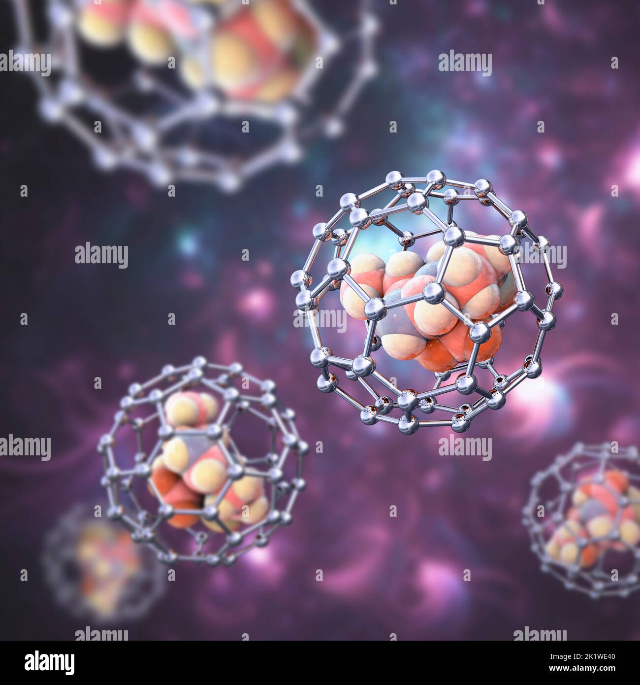 Carbon 60 atom hi-res stock photography and images - Alamy