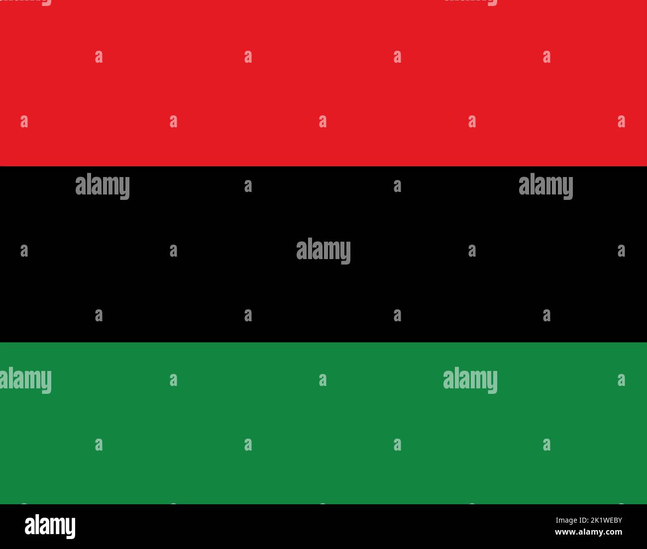 Pan-African flag, Afro American flag, UNIA flag or Black Liberation ...