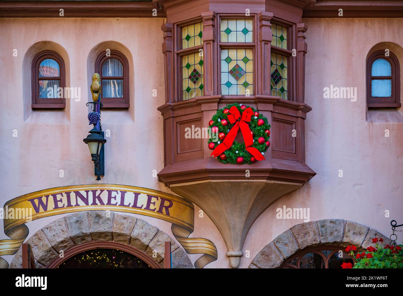 The German pavilion at Epcot Center, Orlando, Florida, USA Stock Photo ...