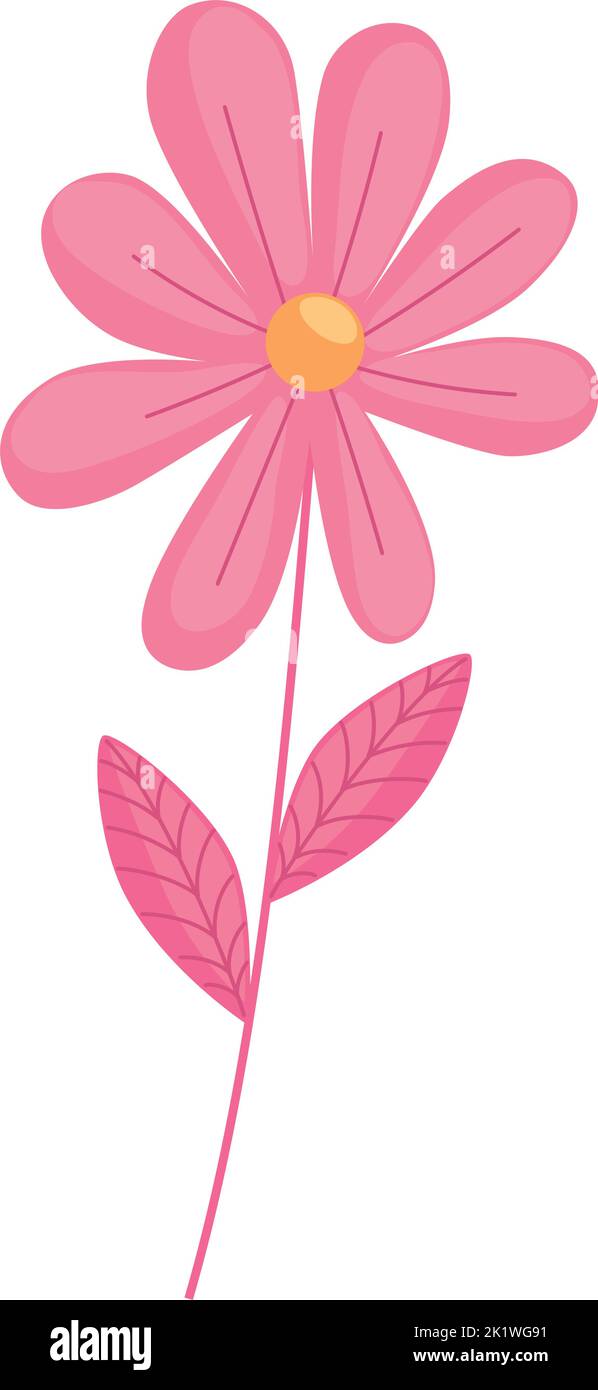 pink flower garden Stock Vector Image & Art - Alamy