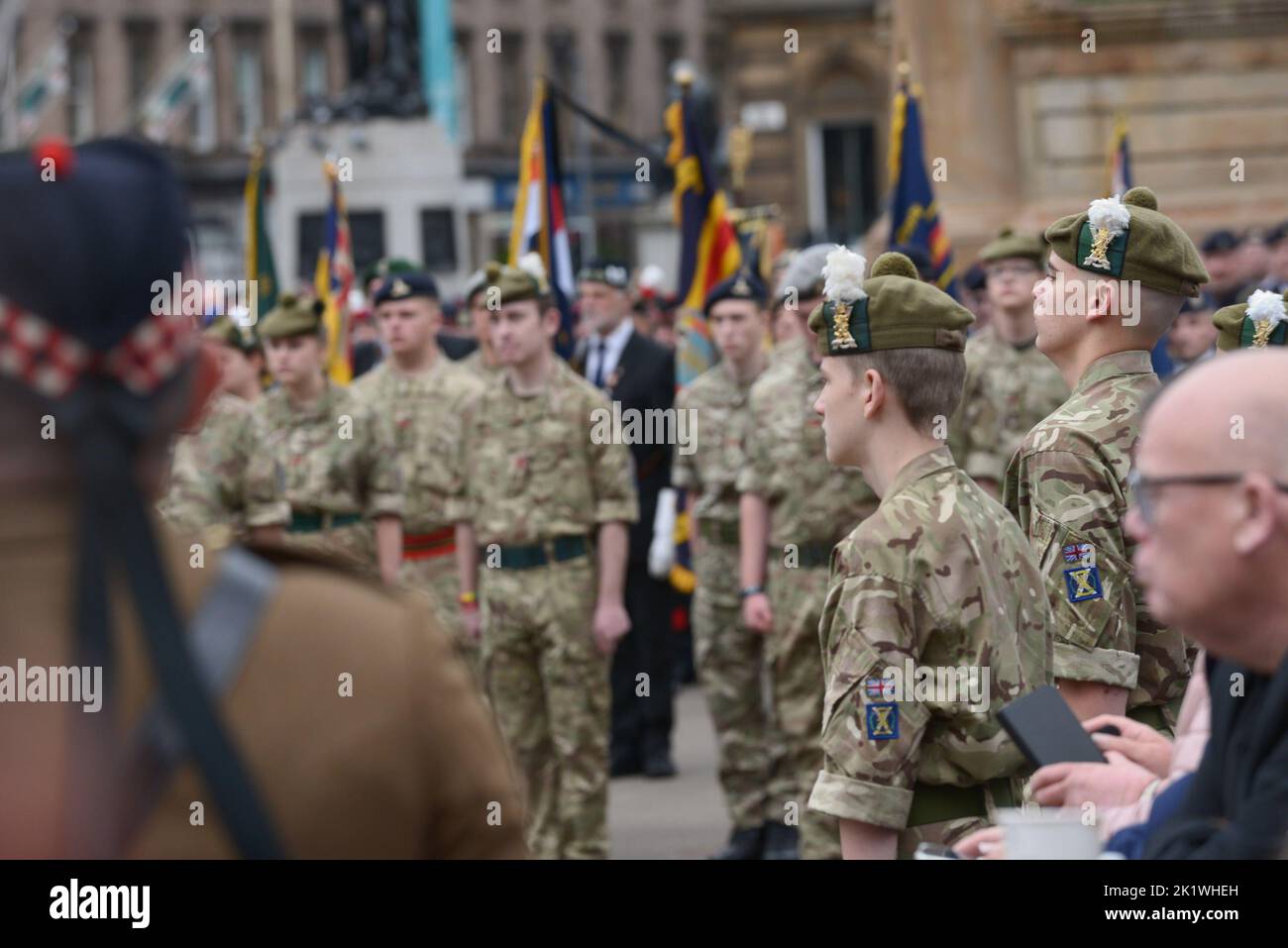 Proclamation of King Charles III at George Square Stock Photo - Alamy