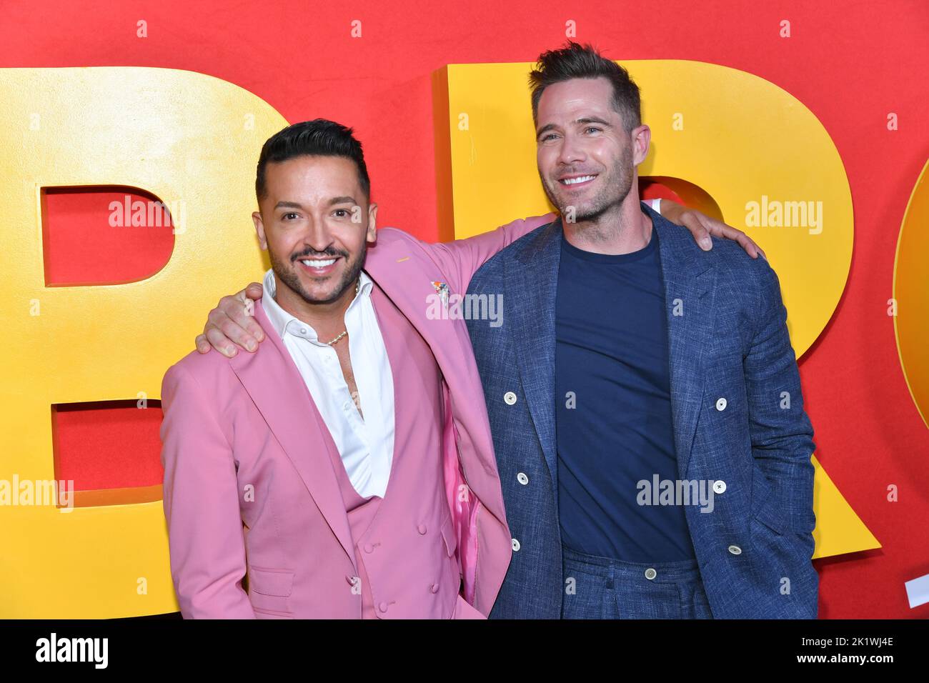 Jai Rodriguez and Luke Macfarlane attend the premiere of Universal ...