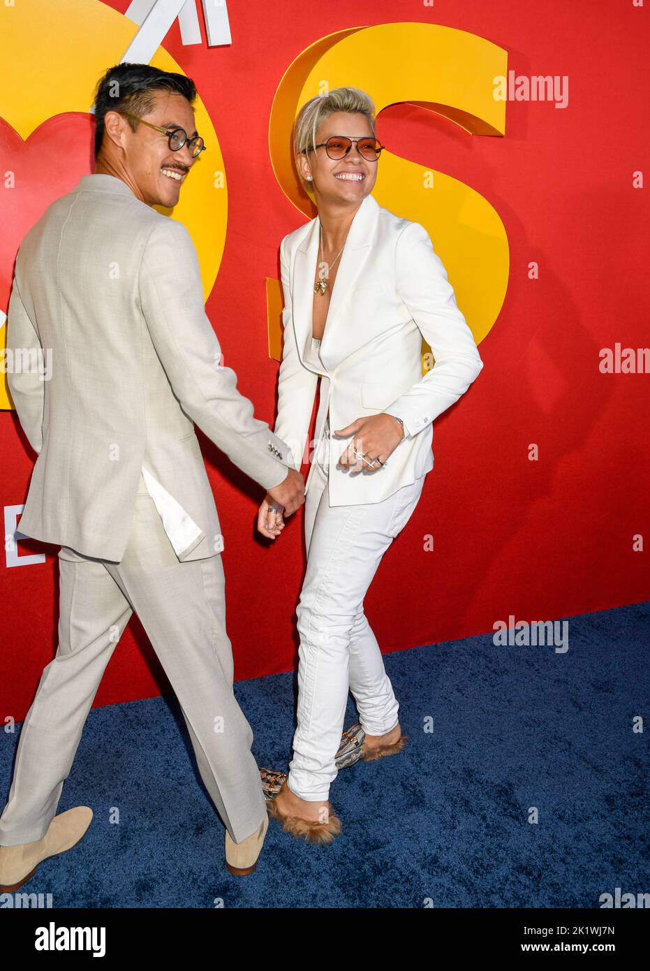 09/20/2022 New York City Bennett Chin, Victoria Britto attends the Bros ...