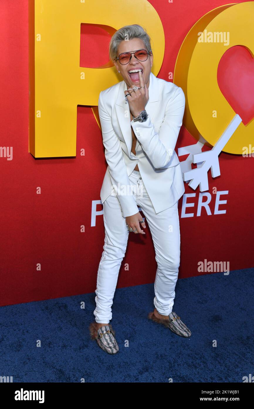 Victoria Brito attends the premiere of Universal Pictures's "Bros" at ...