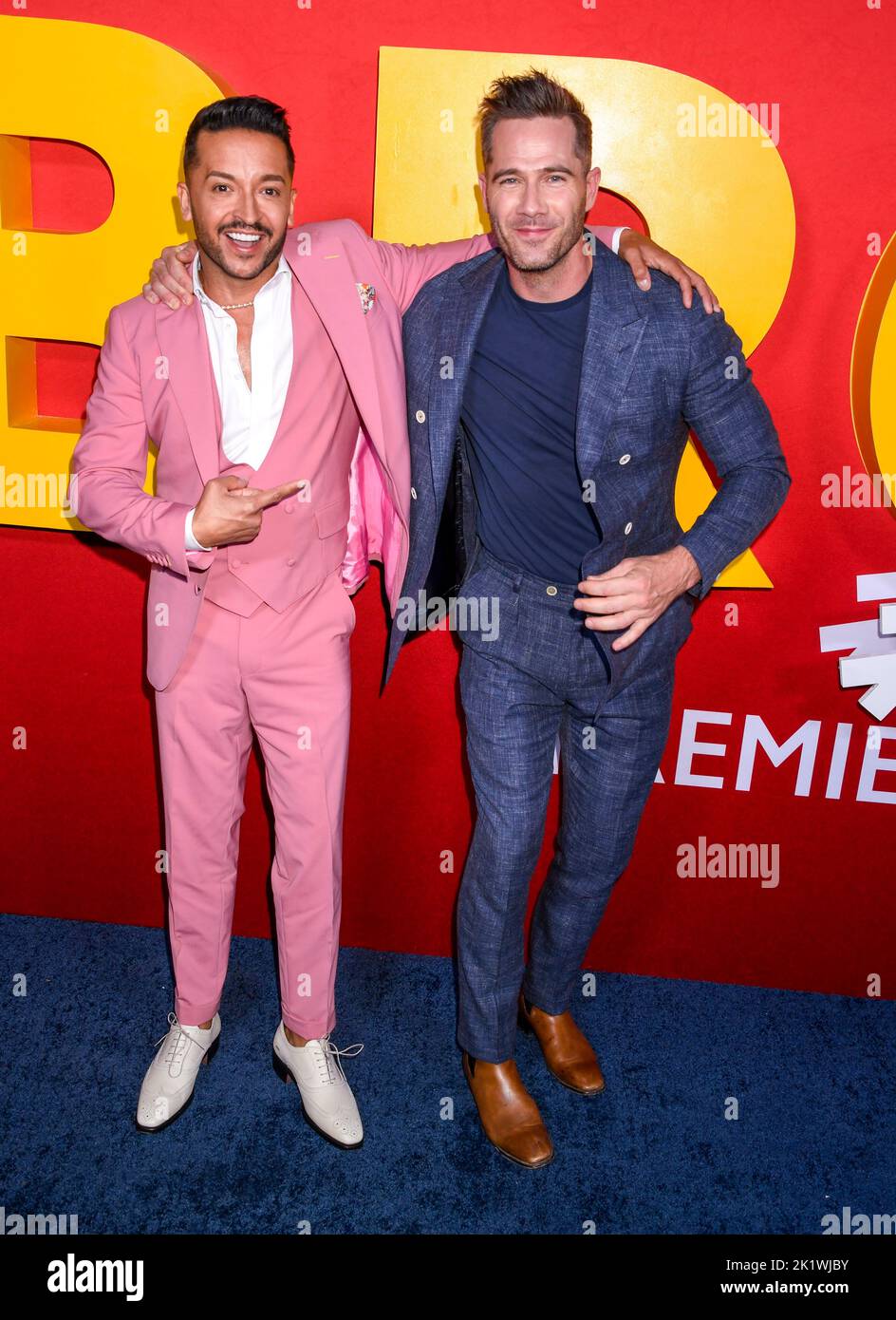 09/20/2022 New York City Jai Rodriguez, Luke Macfarlane attends the ...