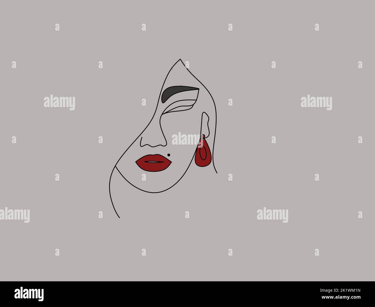 Marvelous collection of line art of female in this fashionable world to ...