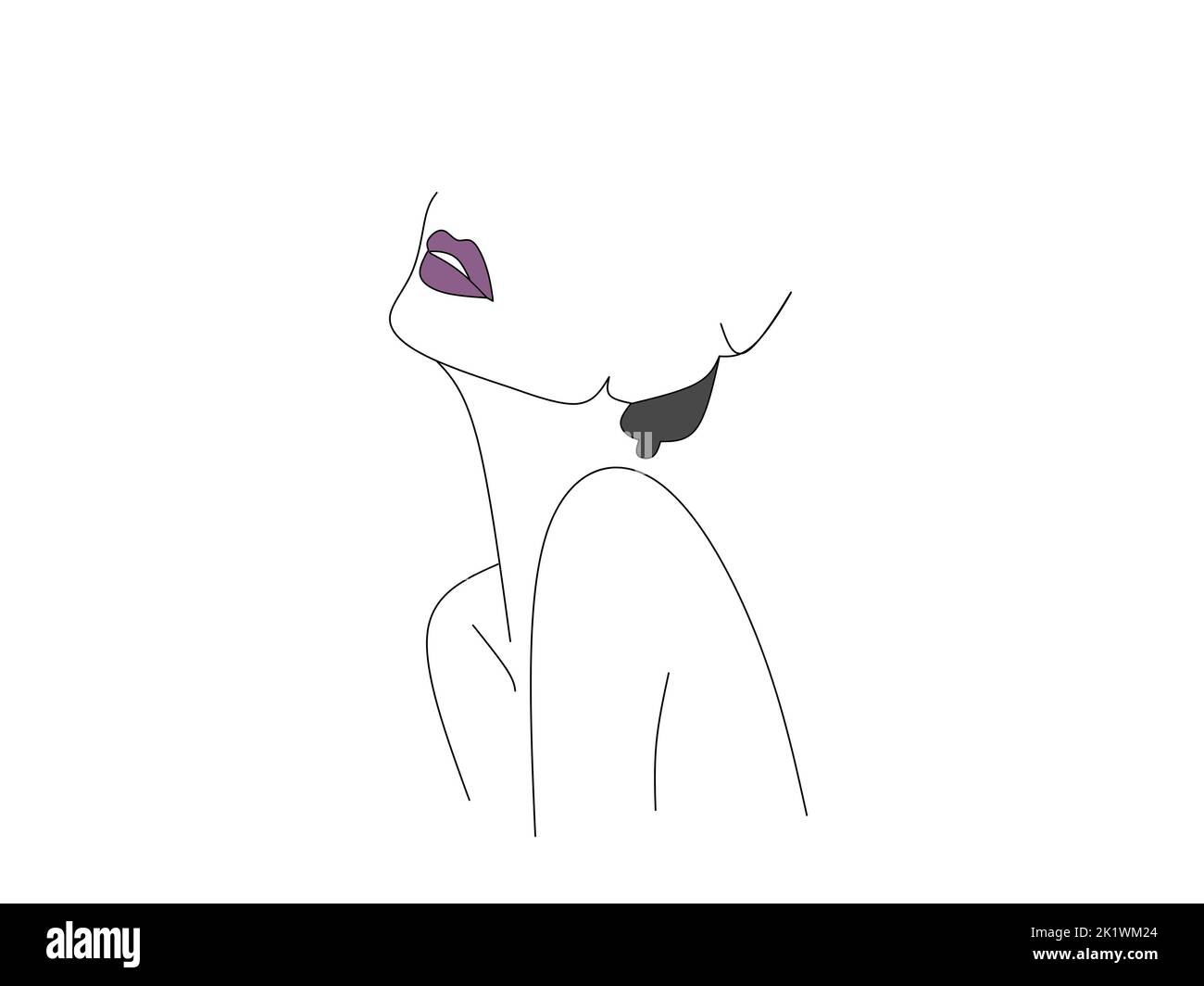 Marvelous collection of line art of female in this fashionable world to ...