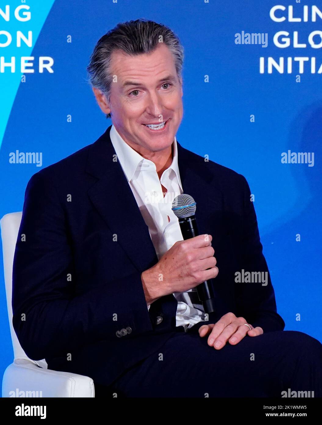 09/20/2022 New York City, New York Gavin Newson during the 2022 Clinton ...