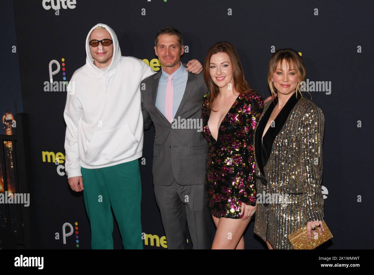 New York, USA. 20th Sep, 2022. Pete Davidson, Alex Lehmann, Sierra Fisk ...
