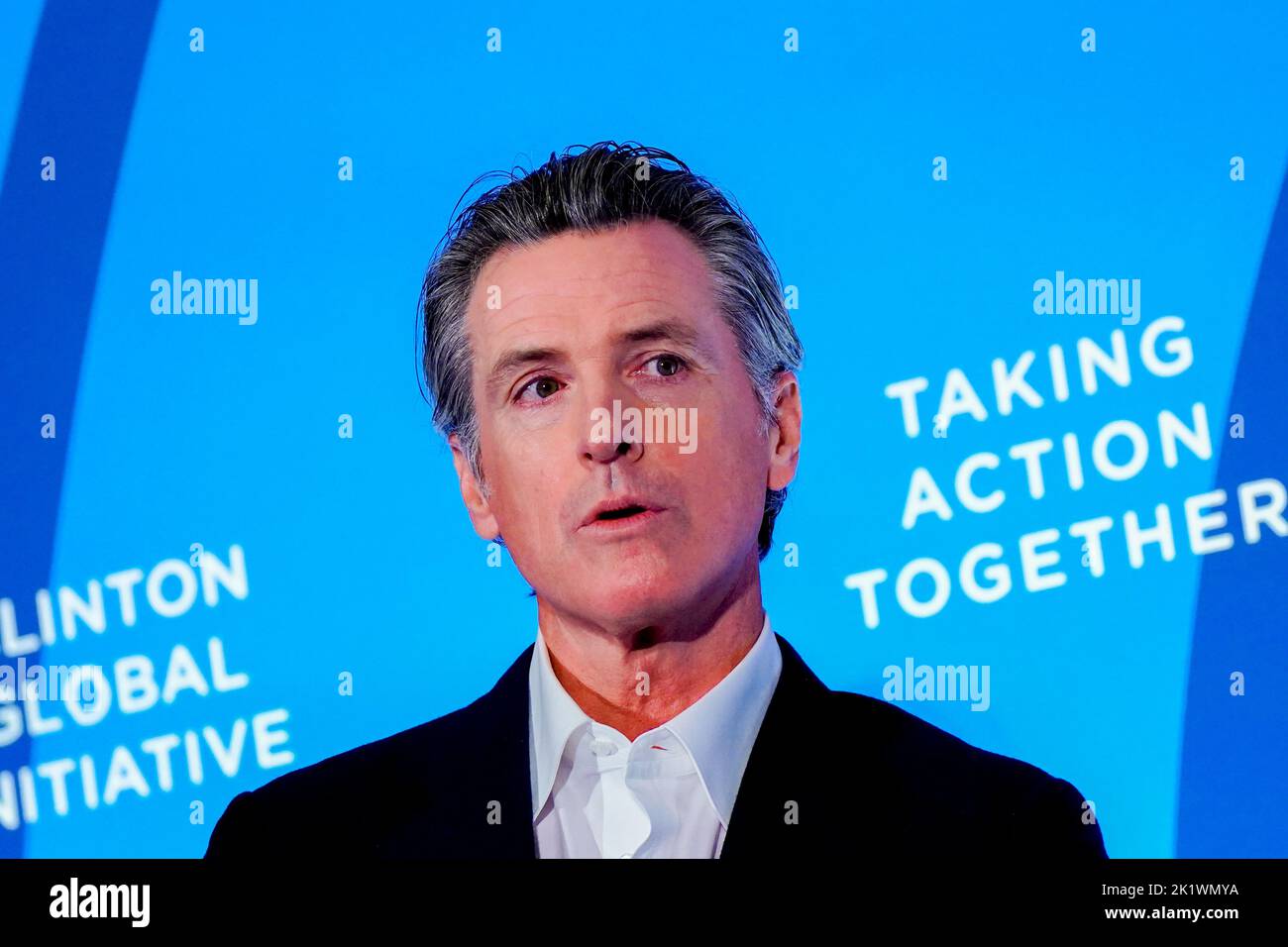 09/20/2022 New York City, New York Gavin Newson during the 2022 Clinton ...