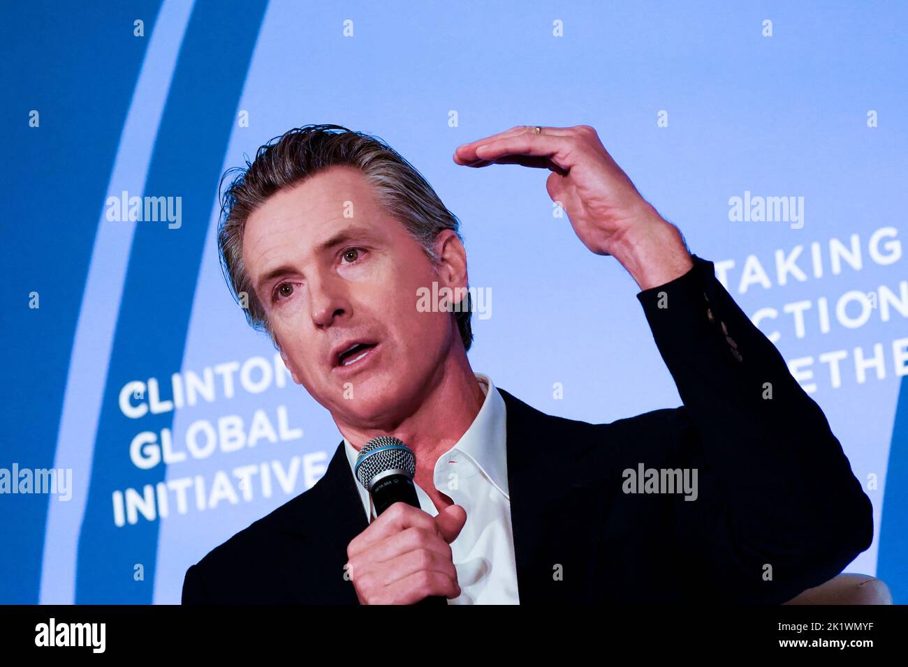 09/20/2022 New York City, New York Gavin Newson during the 2022 Clinton ...
