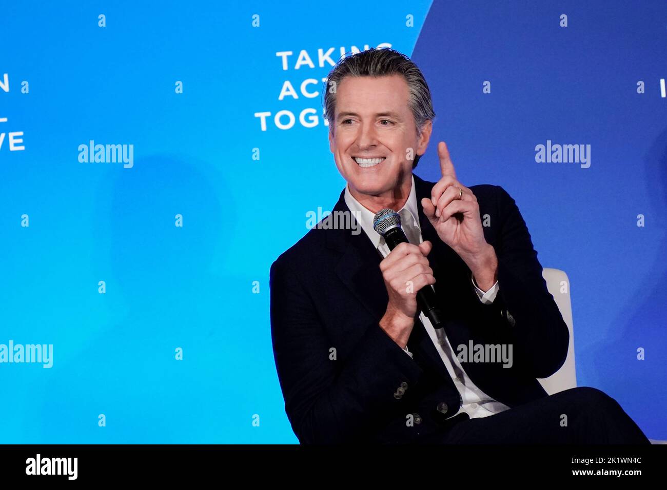 09/20/2022 New York City, New York Gavin Newson during the 2022 Clinton ...