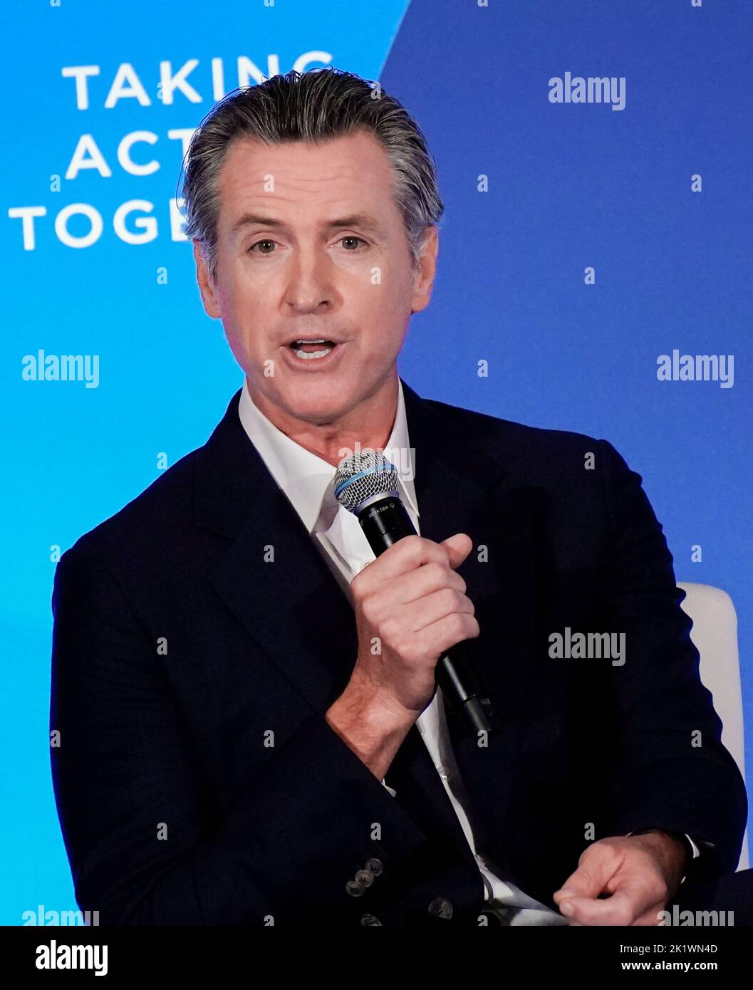09/20/2022 New York City, New York Gavin Newson during the 2022 Clinton ...