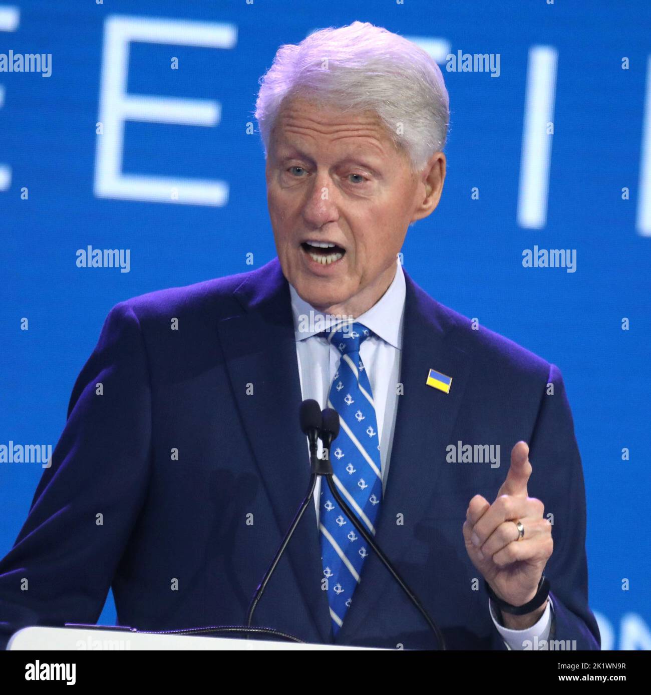 September 20, 2022, New York City, New York, USA: Former President BILL ...