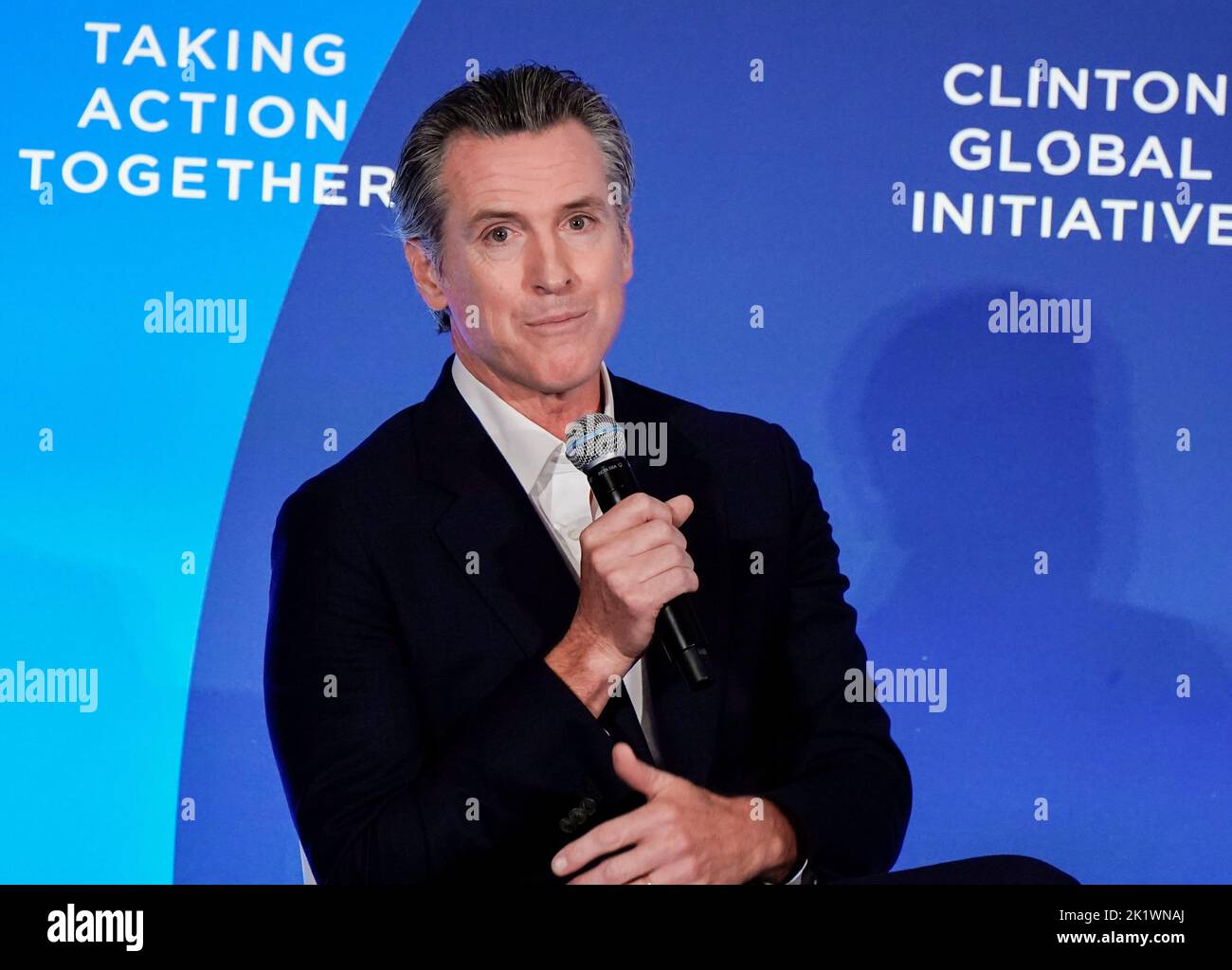 09/20/2022 New York City, New York Gavin Newson during the 2022 Clinton ...