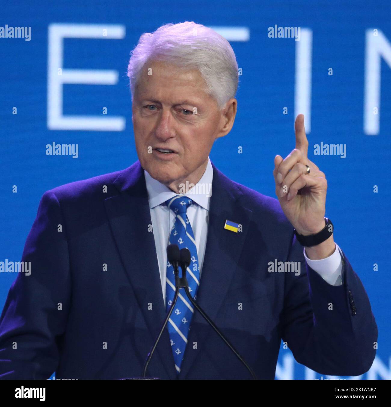 September 20, 2022, New York City, New York, USA: Former President BILL ...