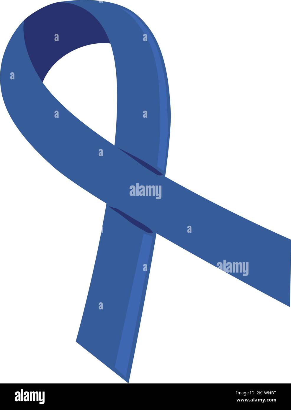 ribbon blue prostate cancer Stock Vector Image & Art - Alamy