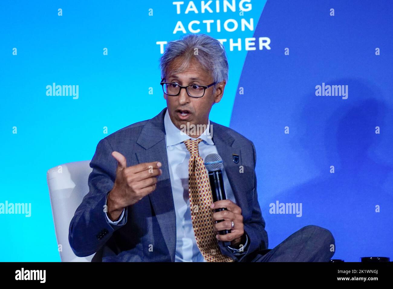 09/20/2022 New York City, New York Manish Bapna during the 2022 Clinton ...
