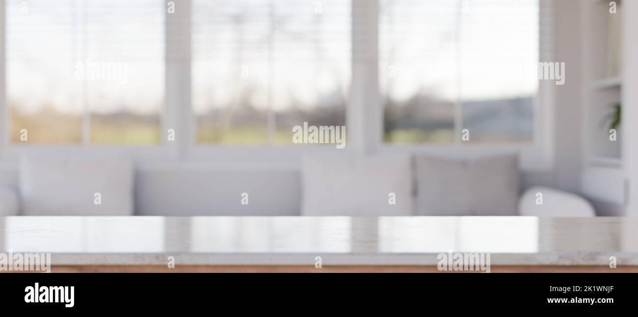 Empty space on tabletop for montage your product display in front of ...