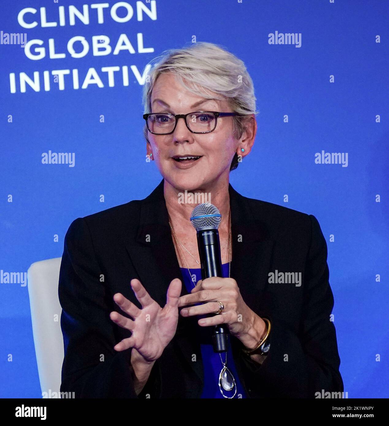 09/20/2022 New York City, New York US Energy Secretary Jennifer ...