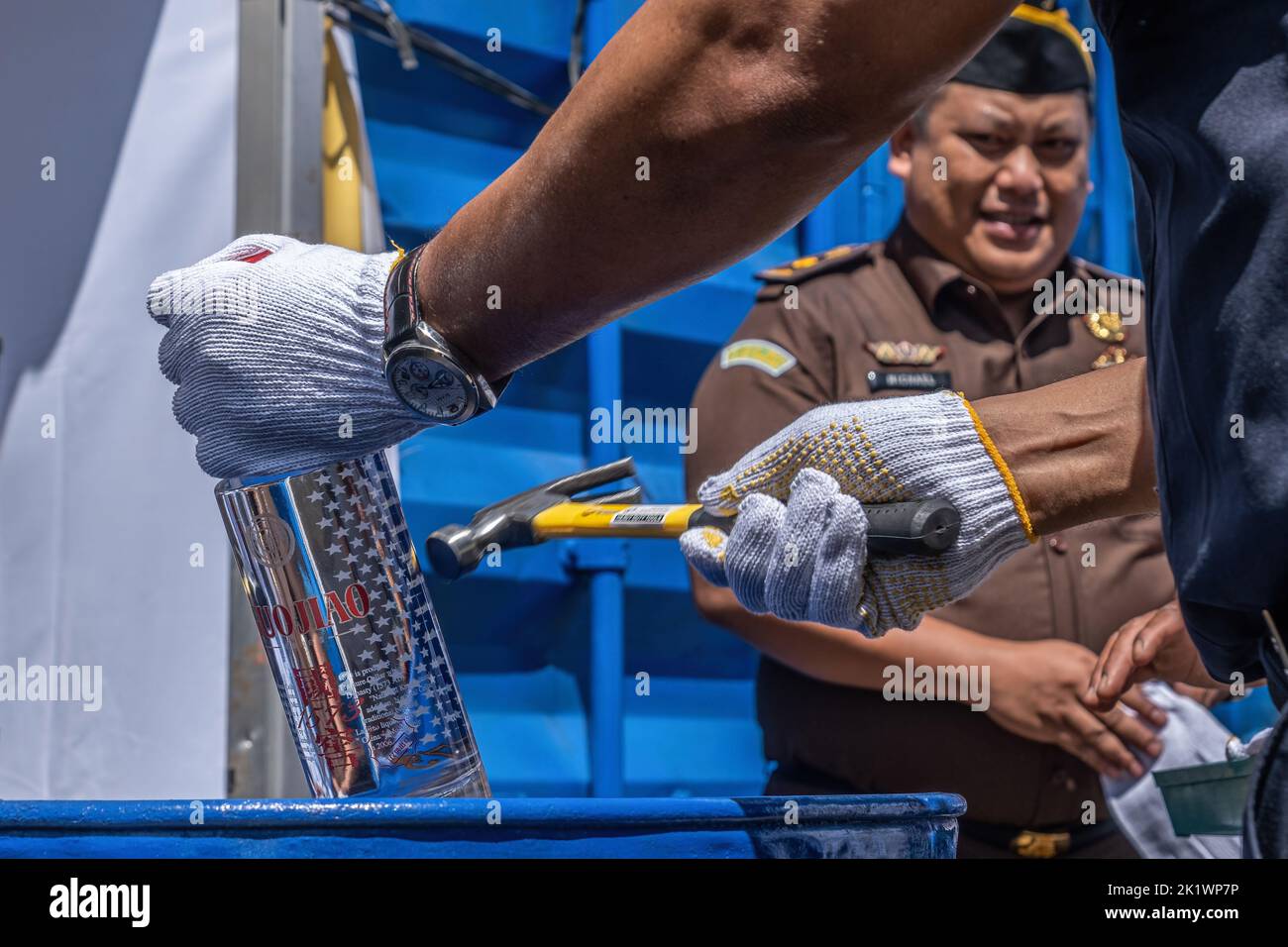 Customs confiscated goods hi-res stock photography and images - Alamy
