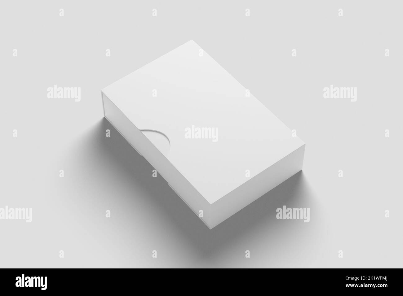 Software Box Wth Slip Case White Blank 3D Renderning Mockup For Design ...