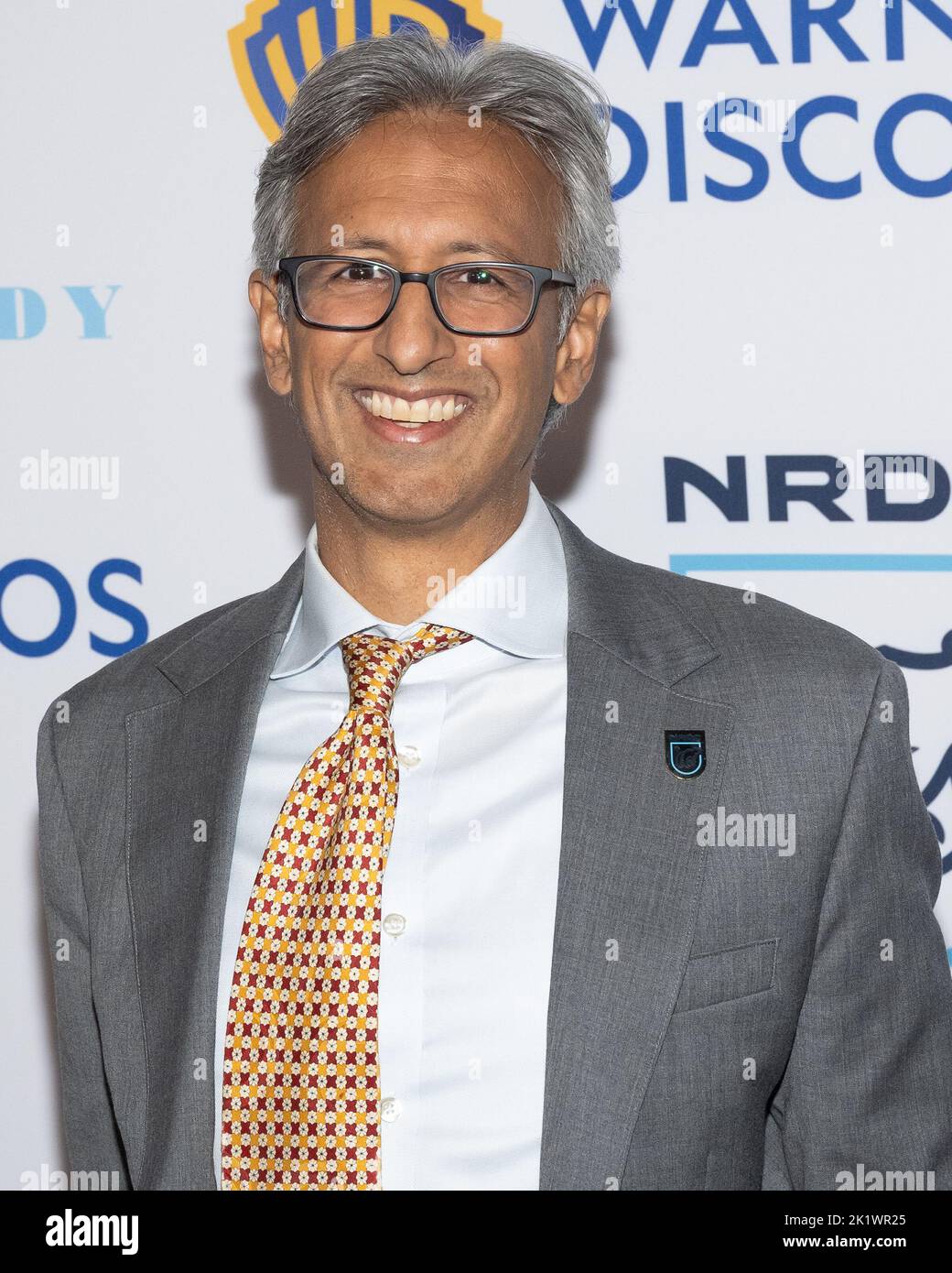 New York, NY, US Sept. 20, 2022. Manish Bapna arrives at NRDC’s “Night ...